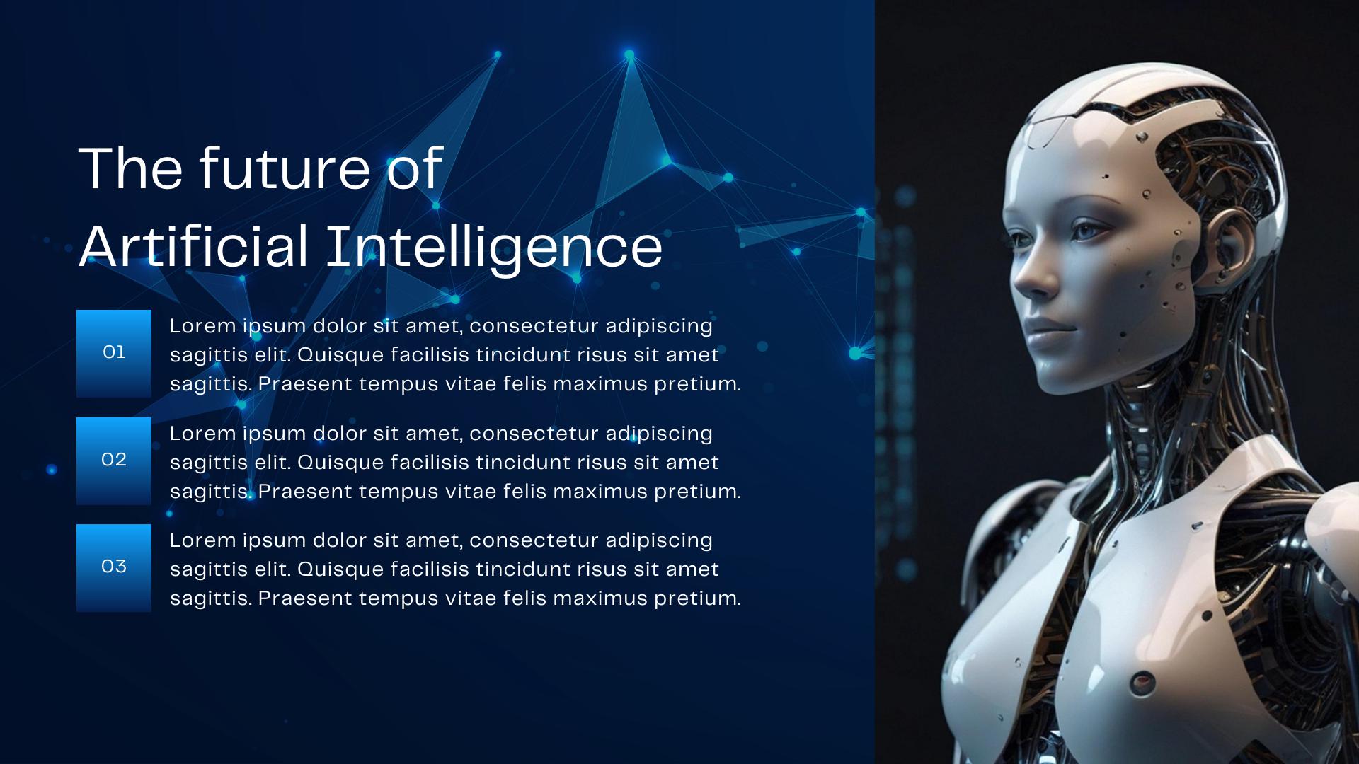 Powerpoint Template | Modern AI & Technology Presentation | Machine ...