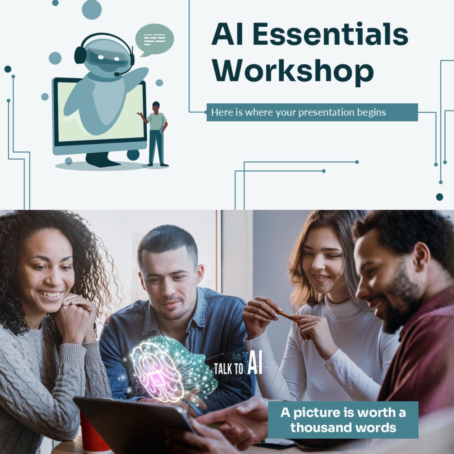 AI Essentials Powerpoint Template | Artificial Intelligence ...