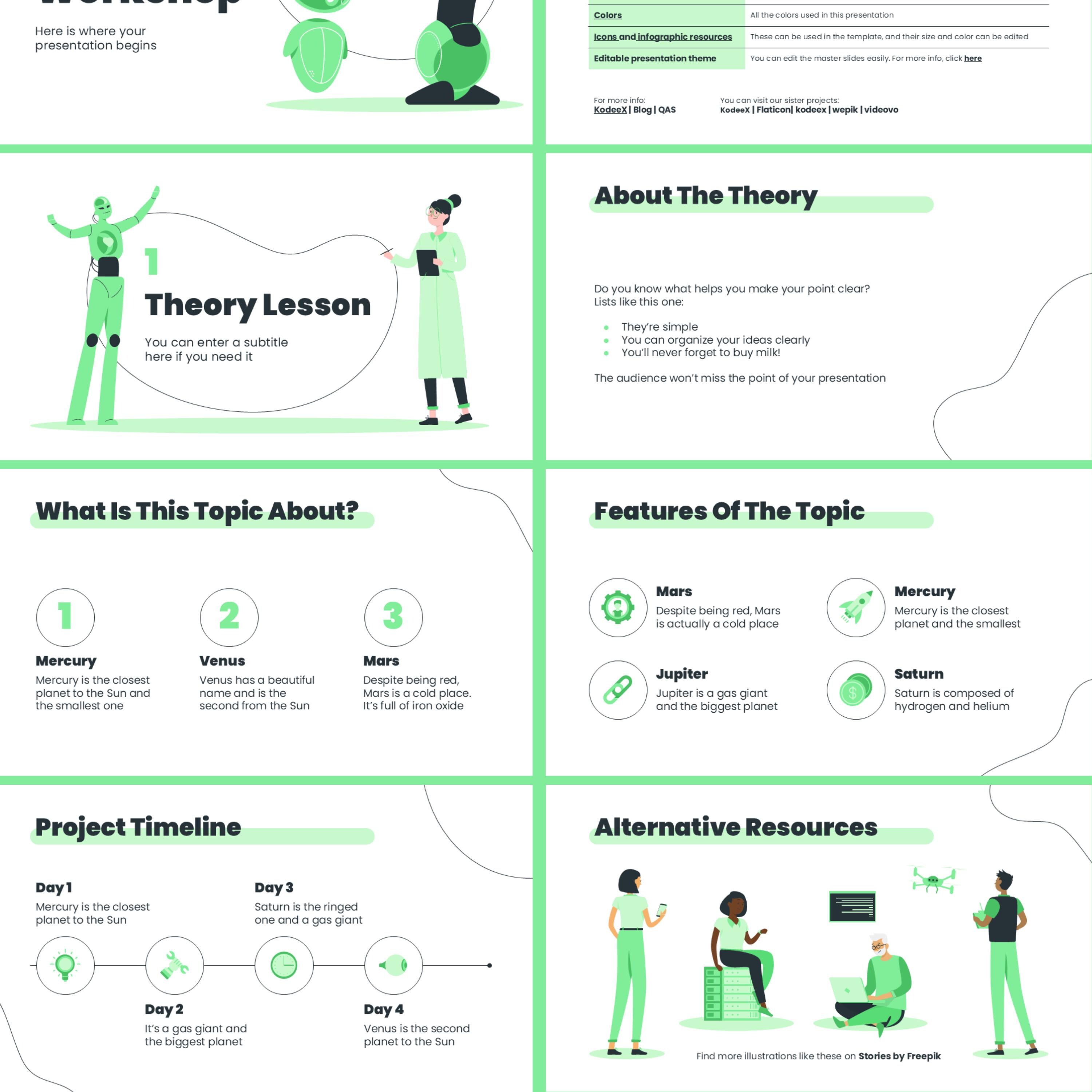 Robotics Workshop Powerpoint Template – STEM Training & Pitch Deck (40 ...