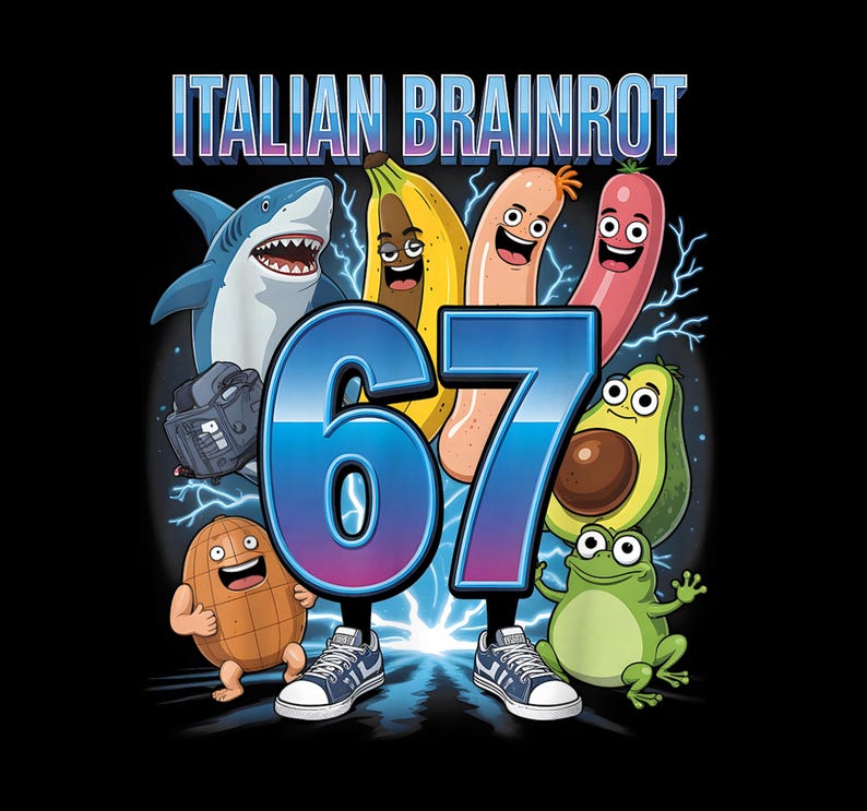 Steal a Brainrot Six Seven Italian PNG, Brainrot Kids Gaming Meme PNG ...