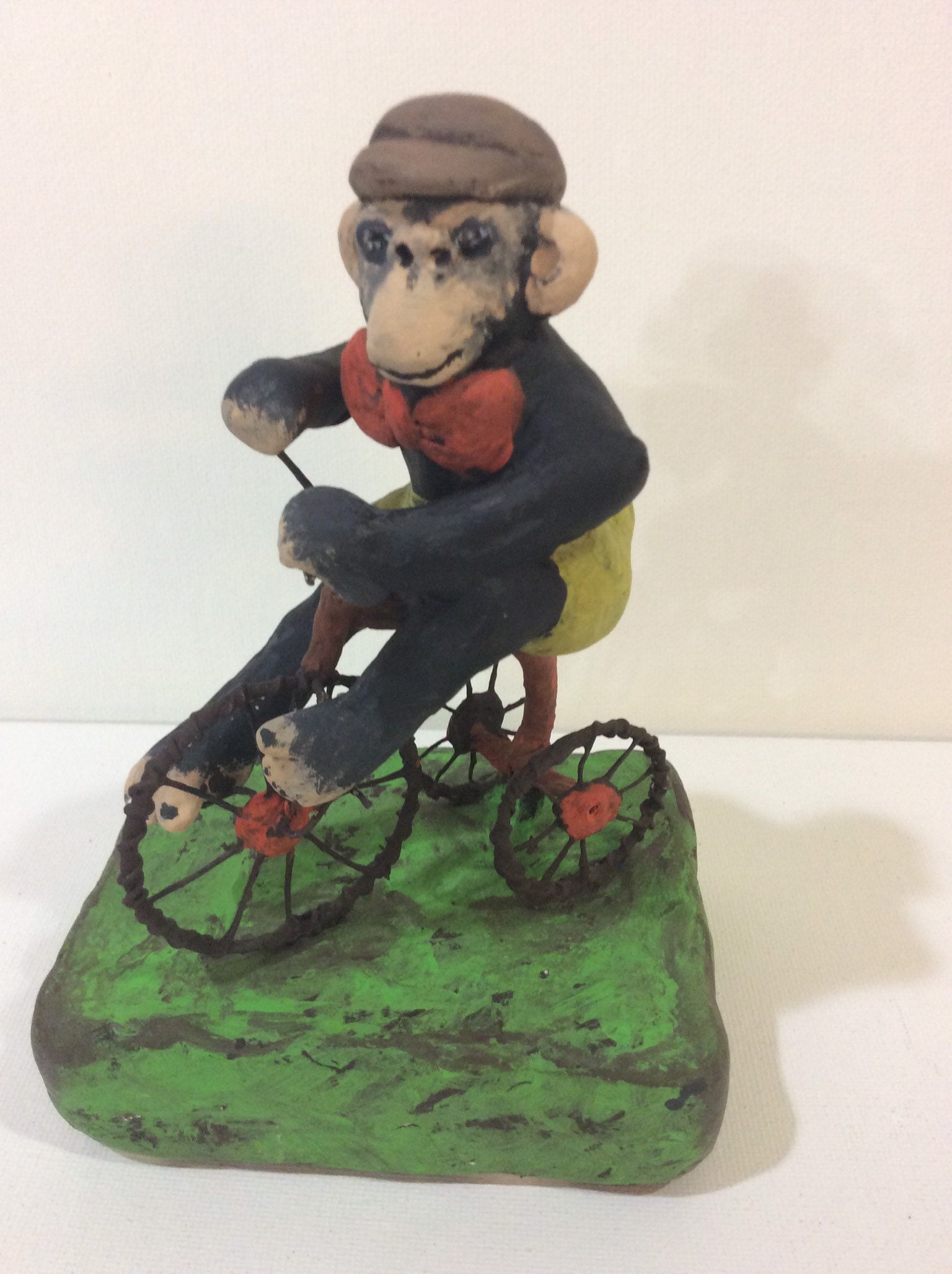 Circus Monkey Riding a Tricycle Circus Monkey - Etsy