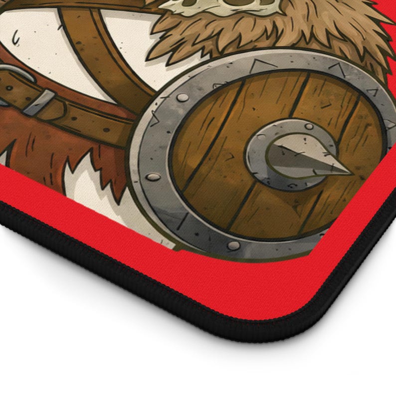 Barbarian Warrior Goose Math is for Blockers Desk Mat | TCG Playmat - Etsy