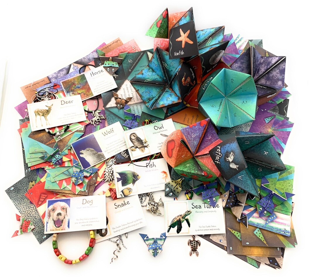 8 Bulk Kids Gift Sets | 70PCS | Mega Animal Bundle Gift Sets | Origami ...