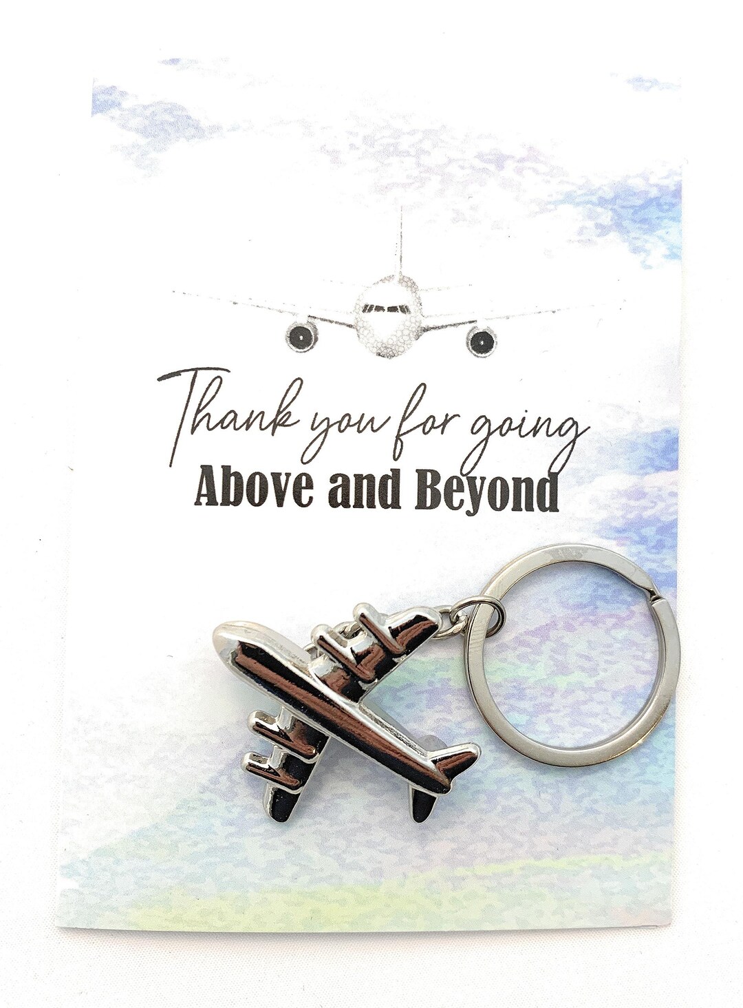 10 Bulk Above & Beyond Plane Cards | Airplane Keychains | Staff Team ...
