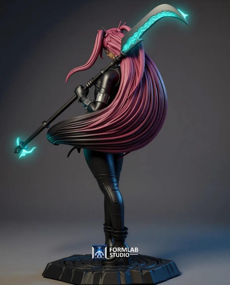 Mira Inspired K-pop Demon Hunters STL Figure Fantasy Warrior Magic ...