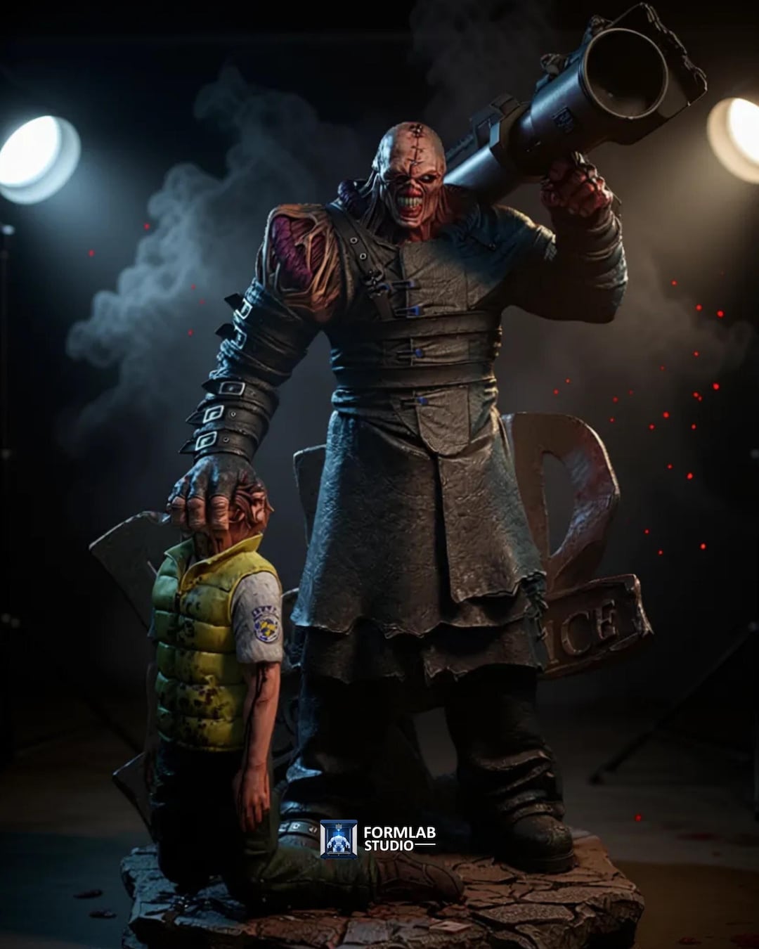 Nemesis | Resident Evil Fan Made Biohazard Horror Diorama | 3D Print ...