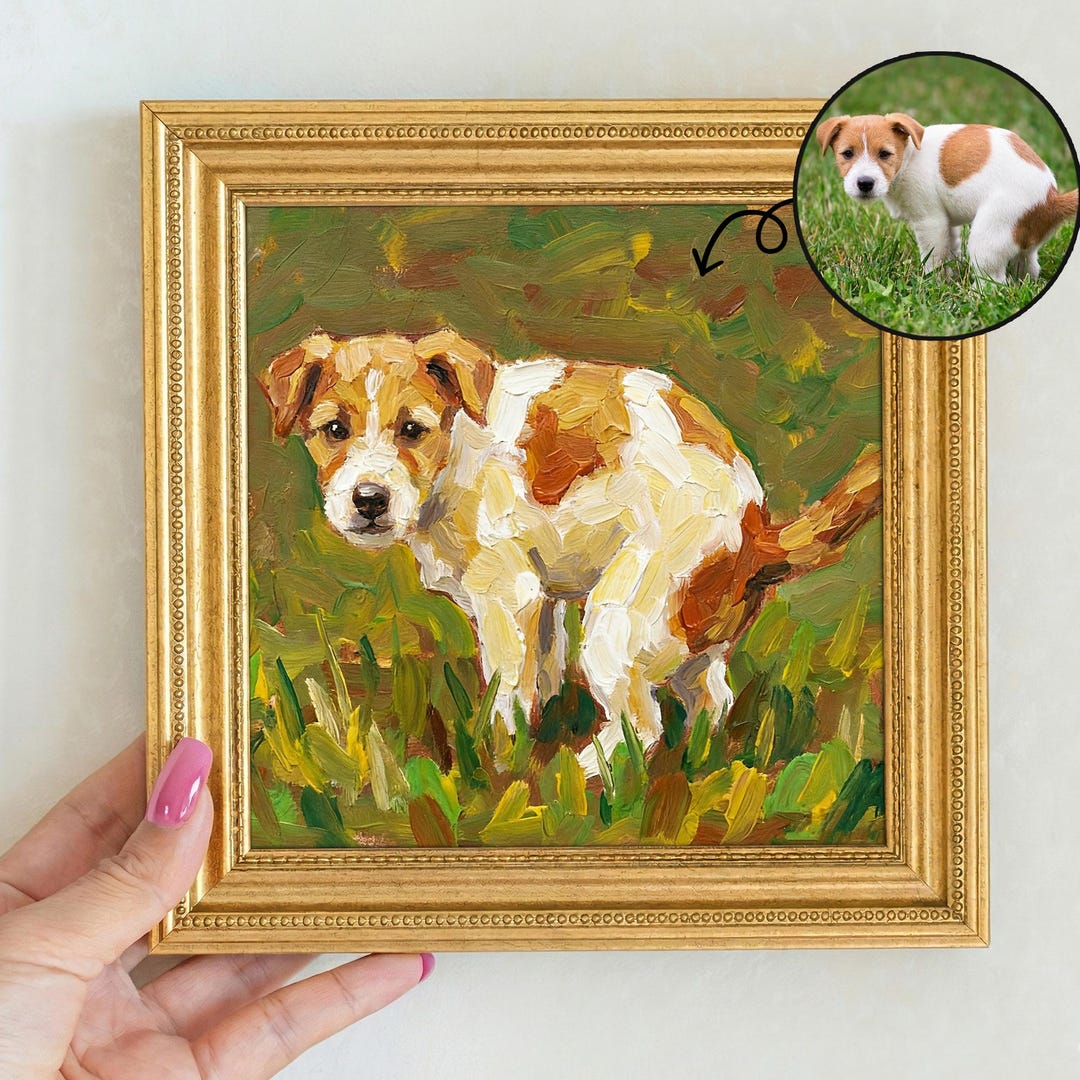Hilarious Pet Portrait – Custom Pooping Dog or Cat Painting ...