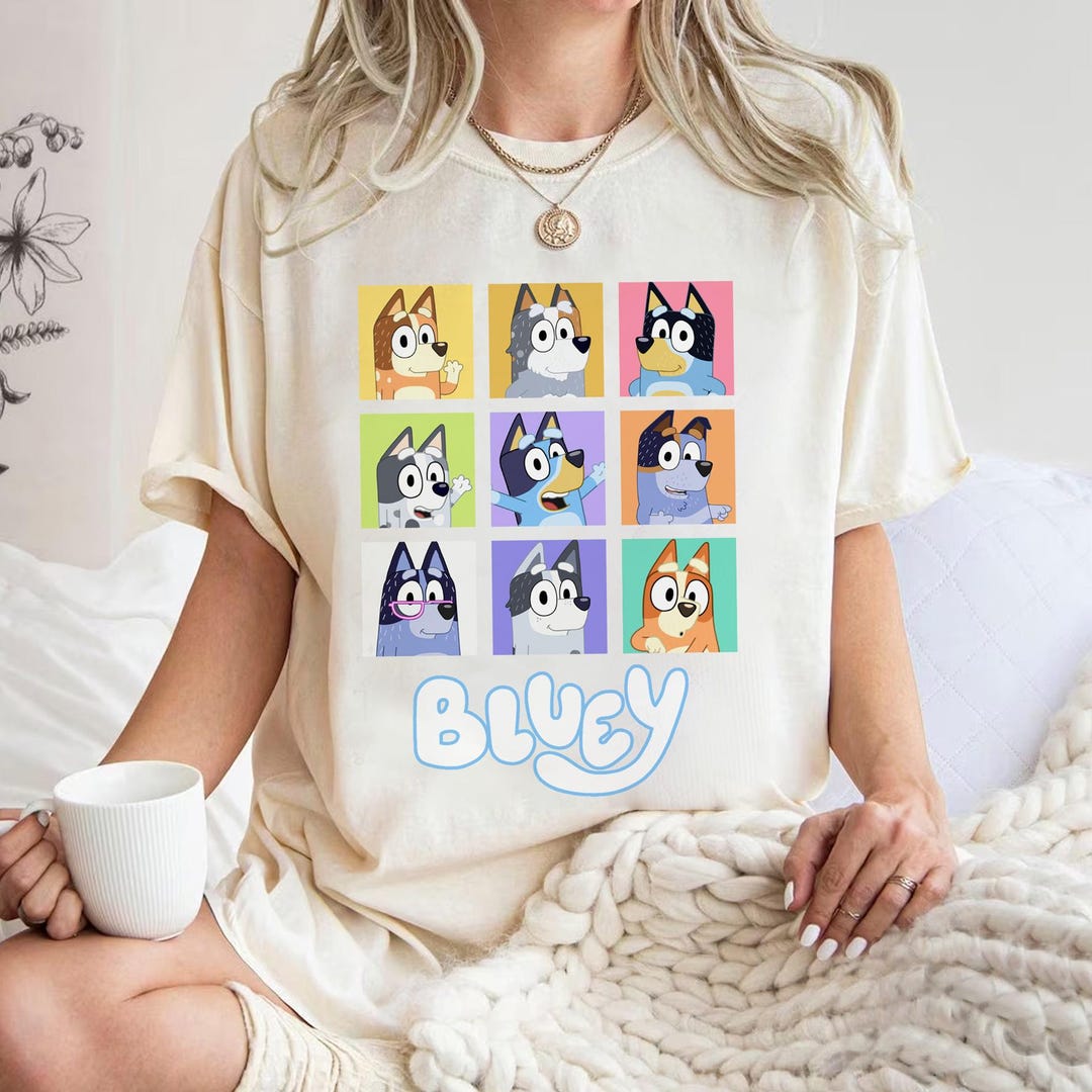 Bluey Matching Shirt, Bluey Birthday Shirt,bluey and Bingo Tee ...
