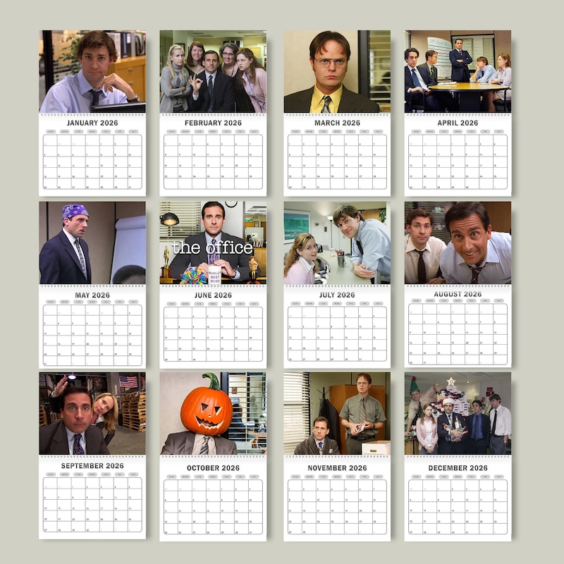 The Office Tv Show 2026 Calendar - Etsy
