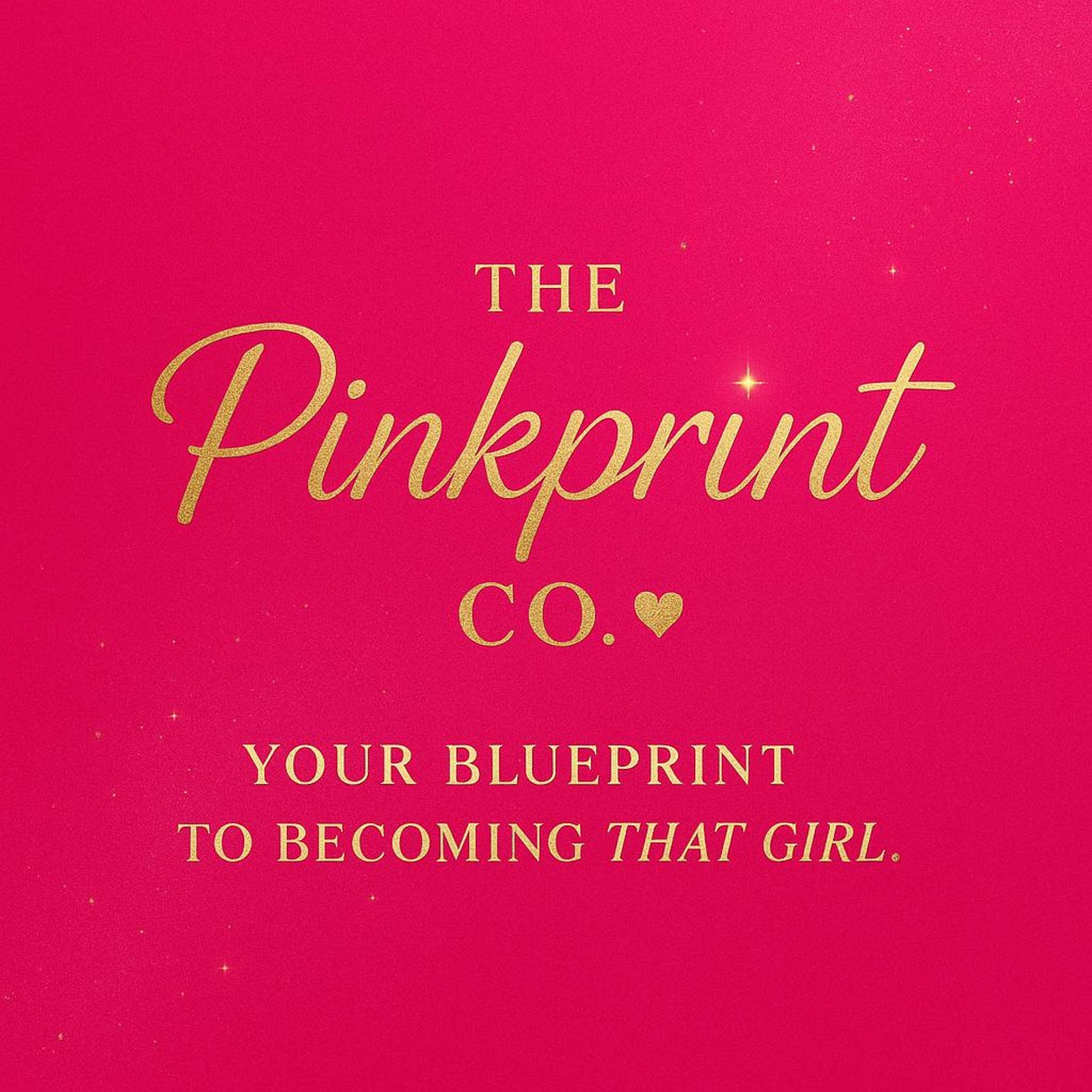 The Pinkprint Planner: Luxury Hot Pink & Gold Foil Planner - Etsy