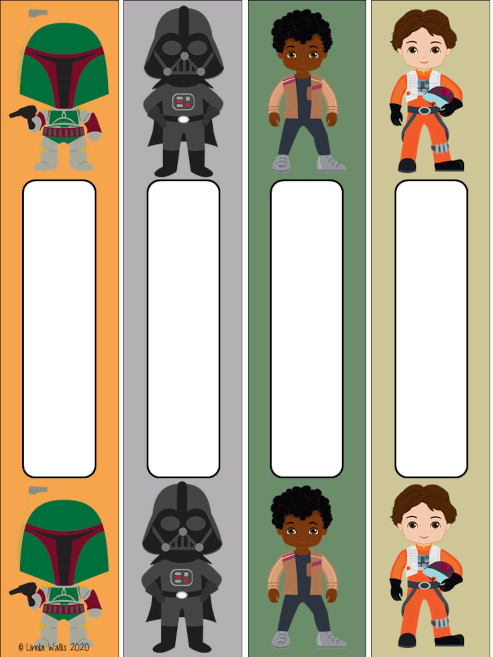 Star Wars Themed Binder Spines & Covers - Etsy