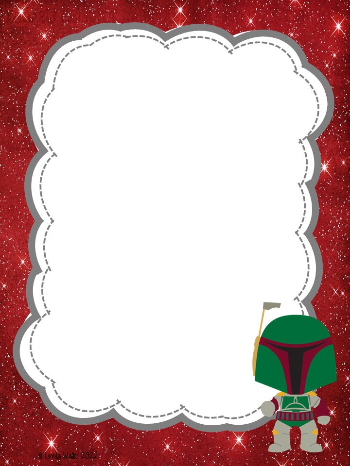 Star Wars-themed Portrait Frames Version 2 Editable - Etsy