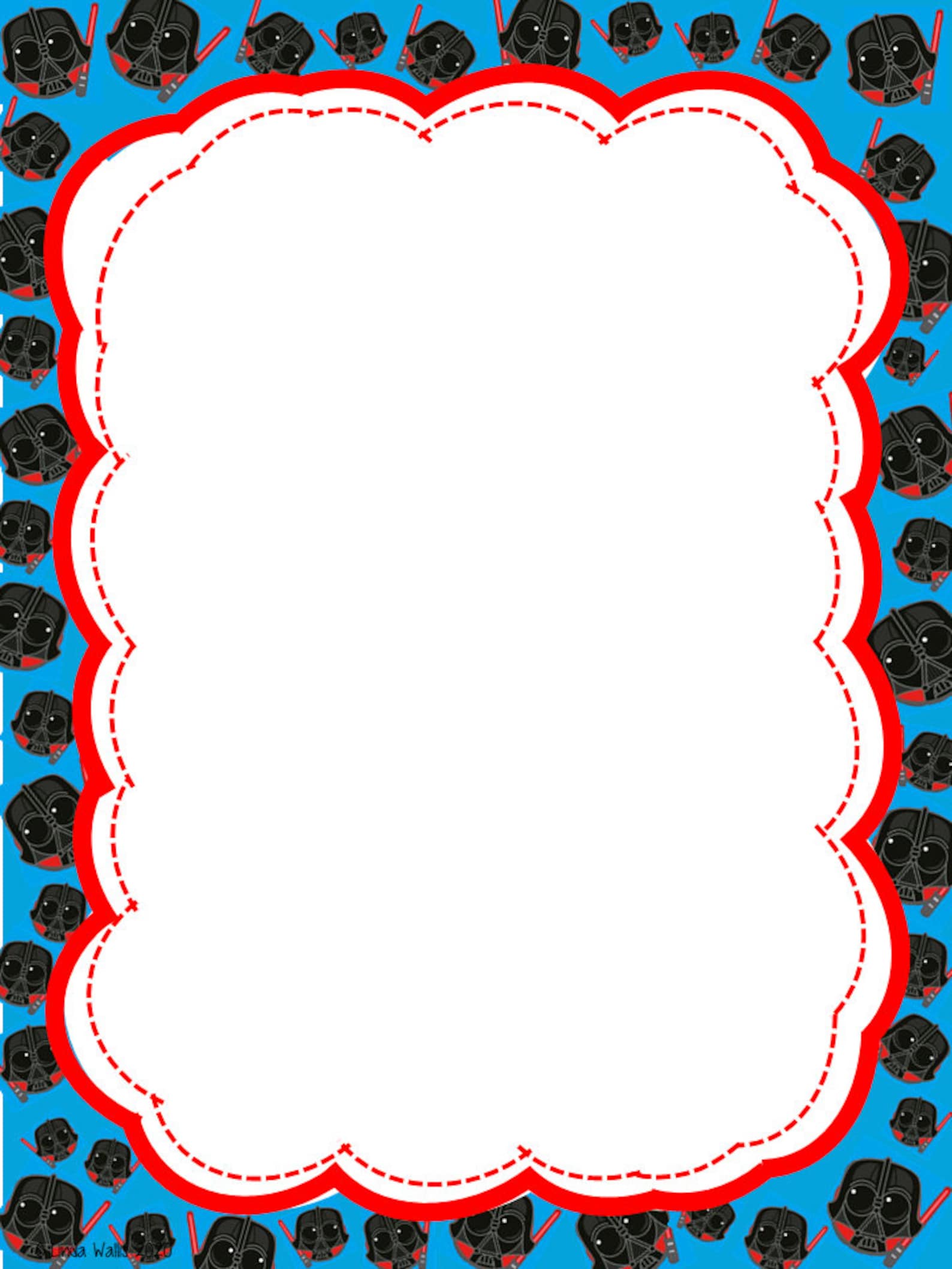 Star Wars Themed Border/frames Portrait - Etsy