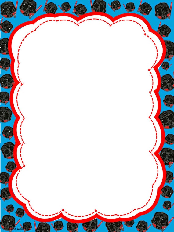 Plantillas De Bordes De Star Wars Star Wars Themed Border/Frames