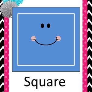Pom Poms and Tassels 2D and 3D Shapes Posters, Half Posters and Sorting ...
