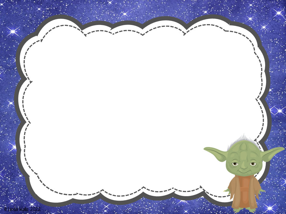 Star Wars-themed Landscape Frames Version 2 Editable - Etsy