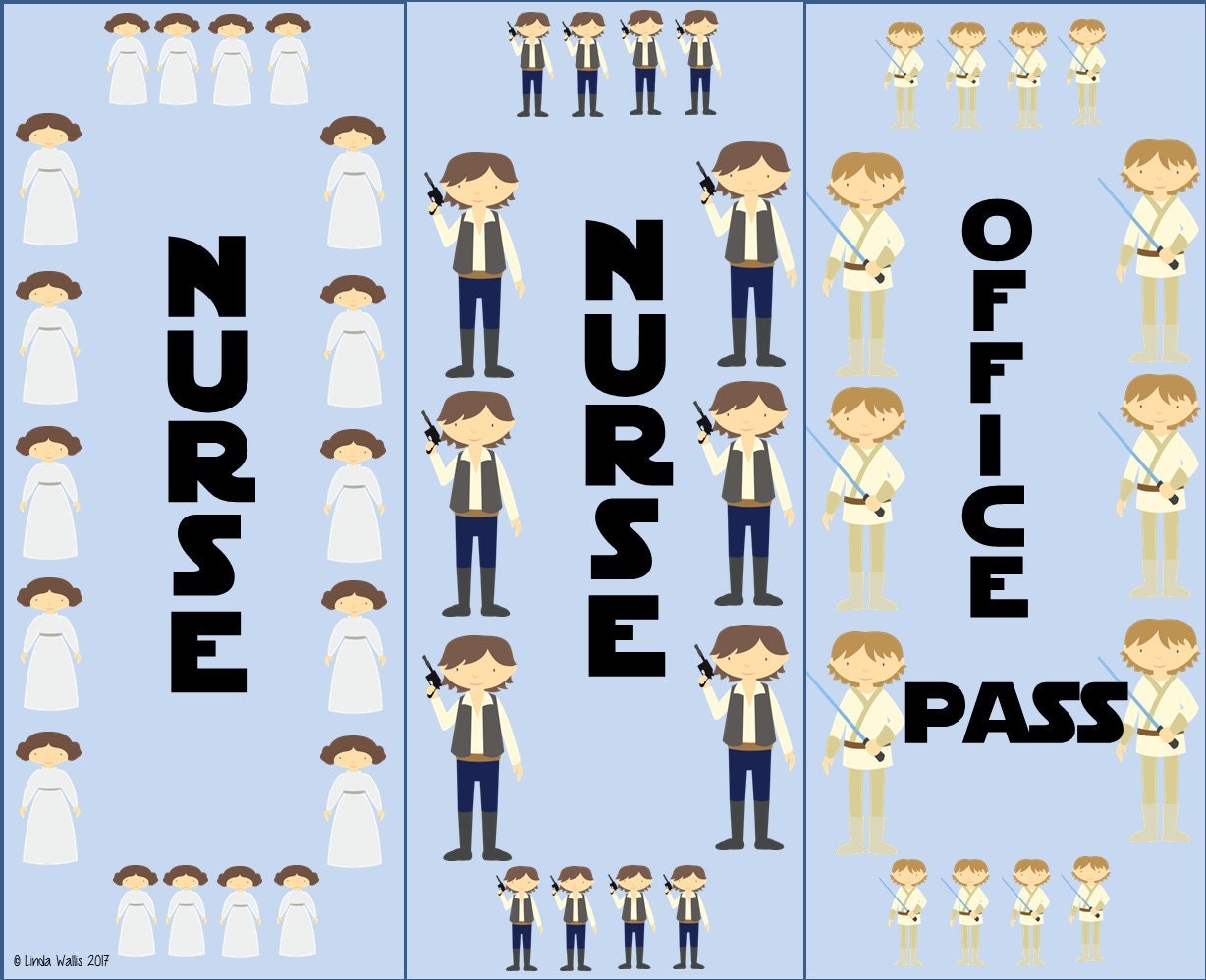 Star Wars Themed Classroom Passes - Editable - Etsy