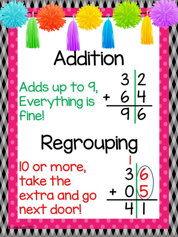 Regrouping Subtraction Poem