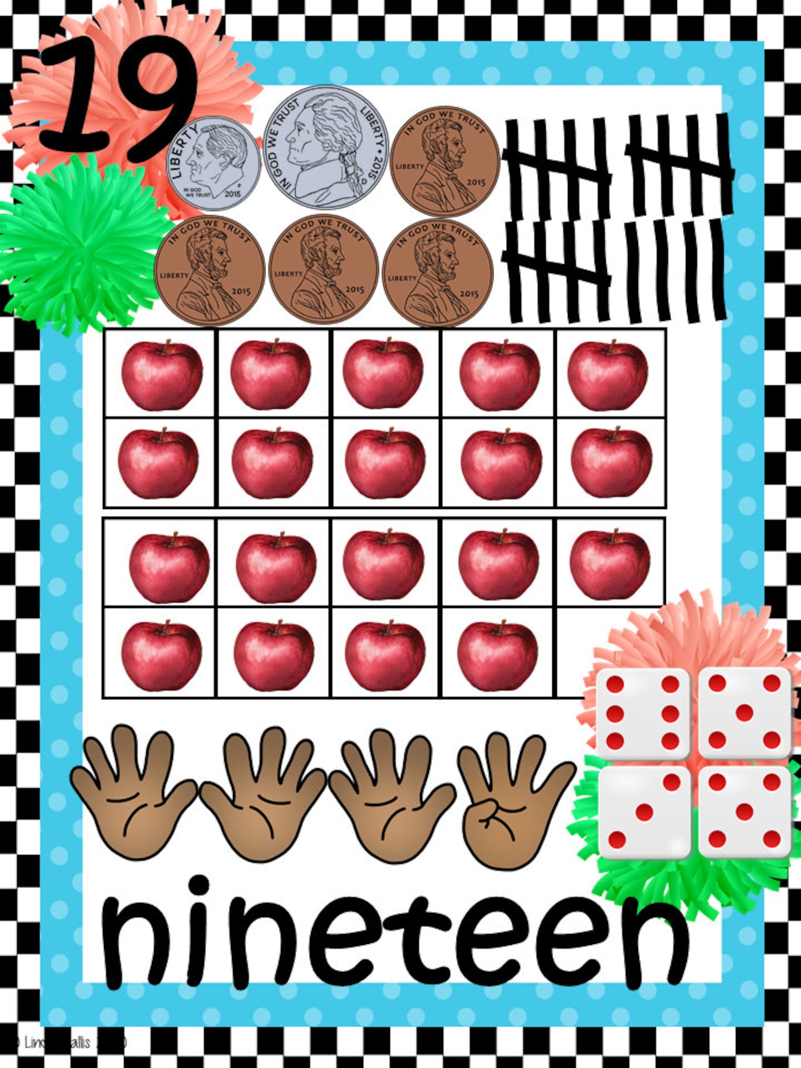 Pom Poms and Tassels Number Posters With Multiple Ways to Count - Etsy