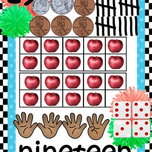 Pom Poms and Tassels Number Posters With Multiple Ways to Count - Etsy