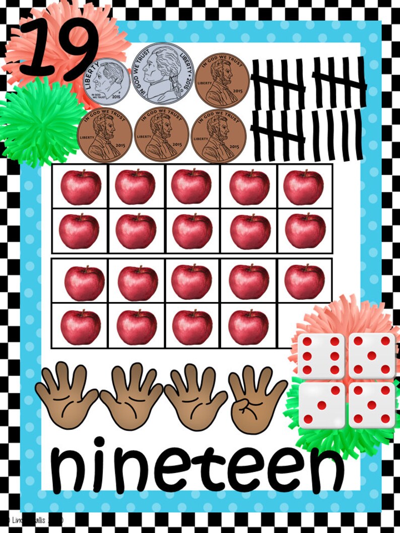 Pom Poms and Tassels Number Posters With Multiple Ways to Count - Etsy