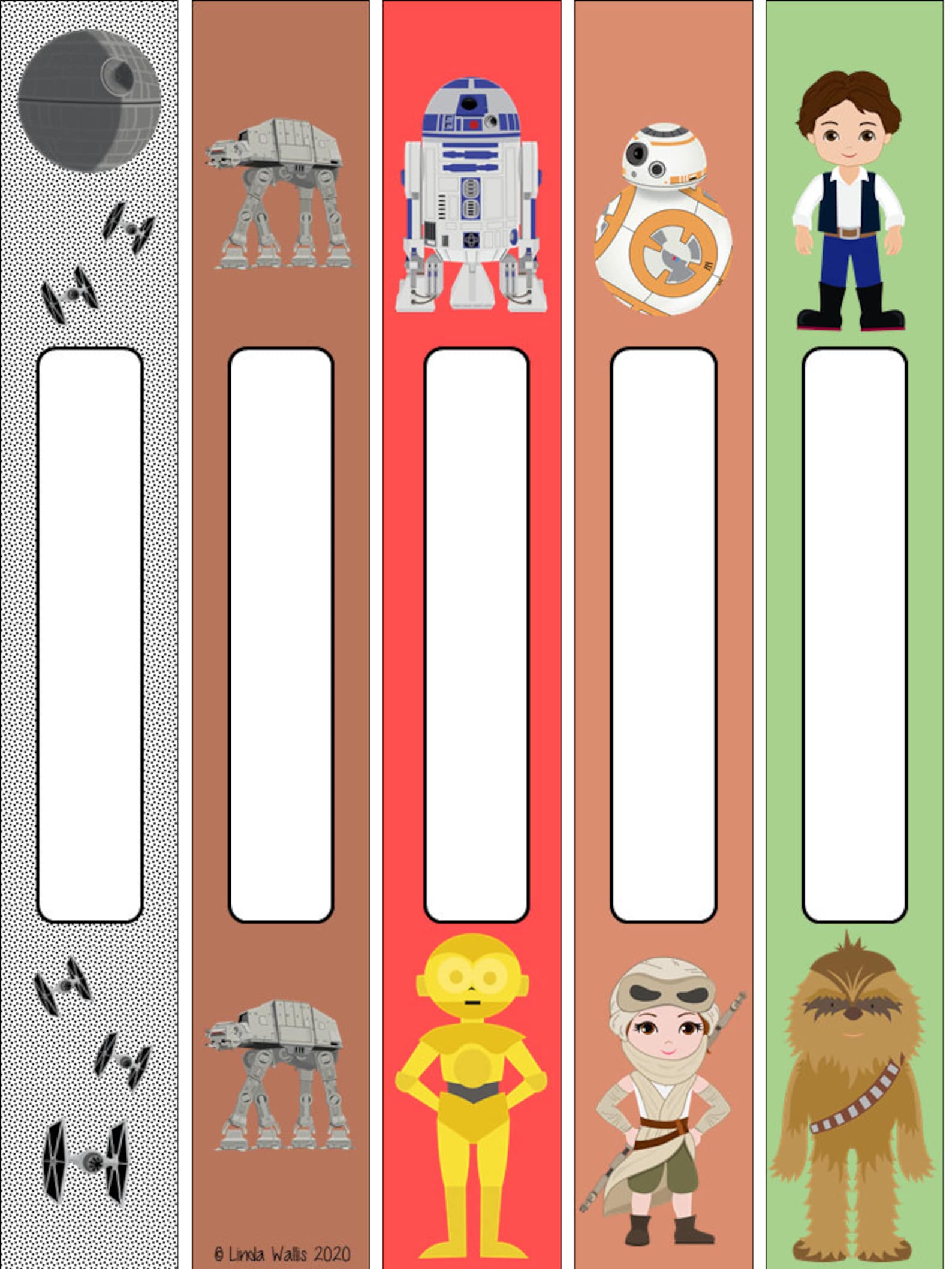 Star Wars themed Binder Spines & Covers | Etsy