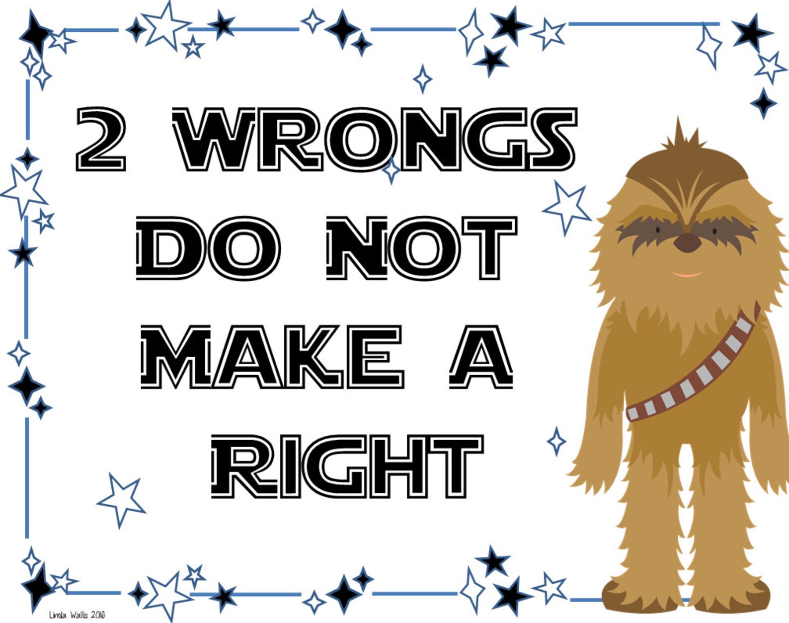 Star Wars Themed Behavior Posters Editable - Etsy