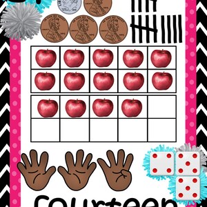 Pom Poms and Tassels Number Posters With Multiple Ways to Count - Etsy