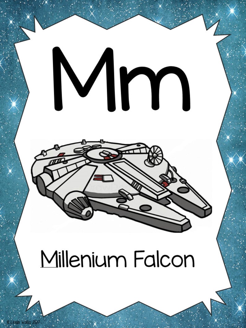 Star Wars Themed Alphabet & Number Posters - Etsy