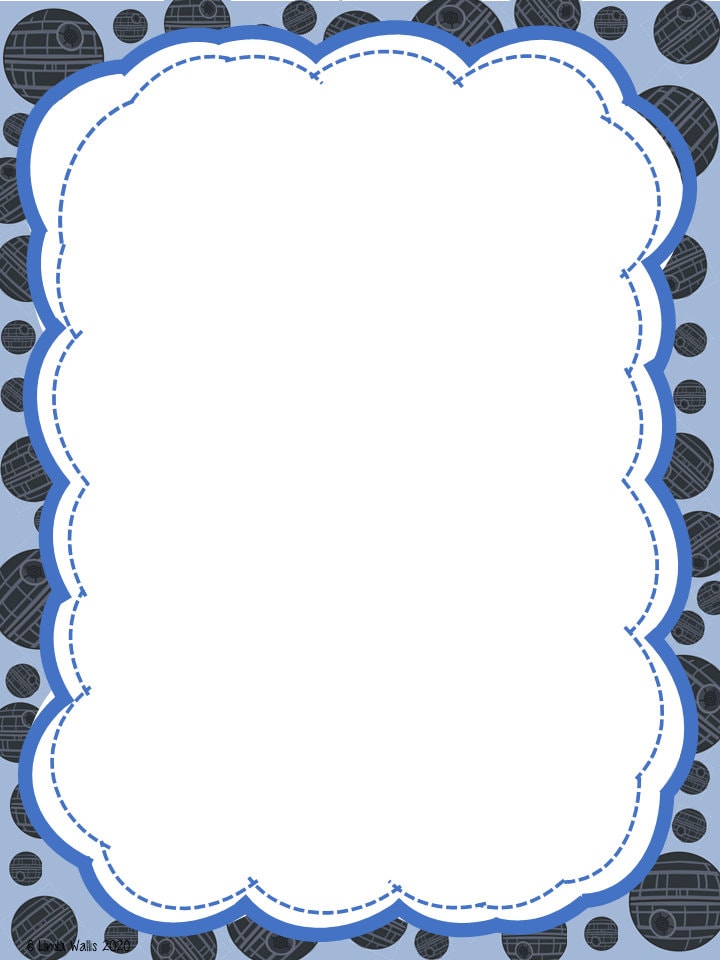 Star Wars Themed Border/frames Portrait - Etsy