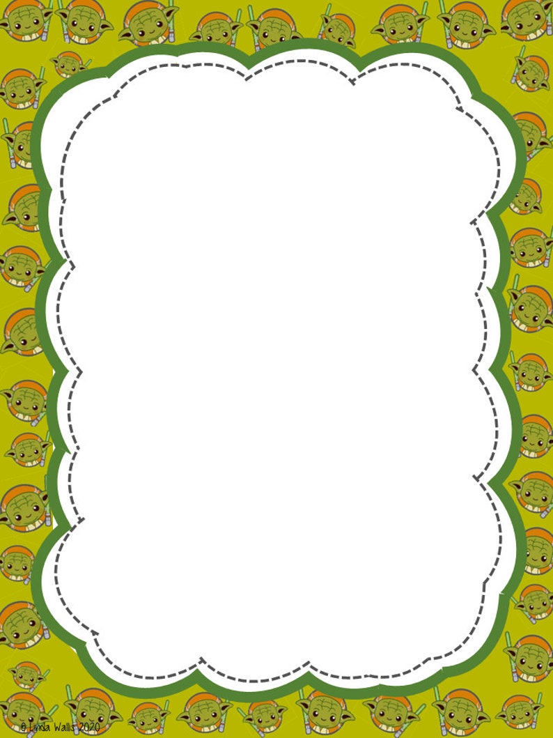 Star Wars Themed Border/frames Portrait - Etsy