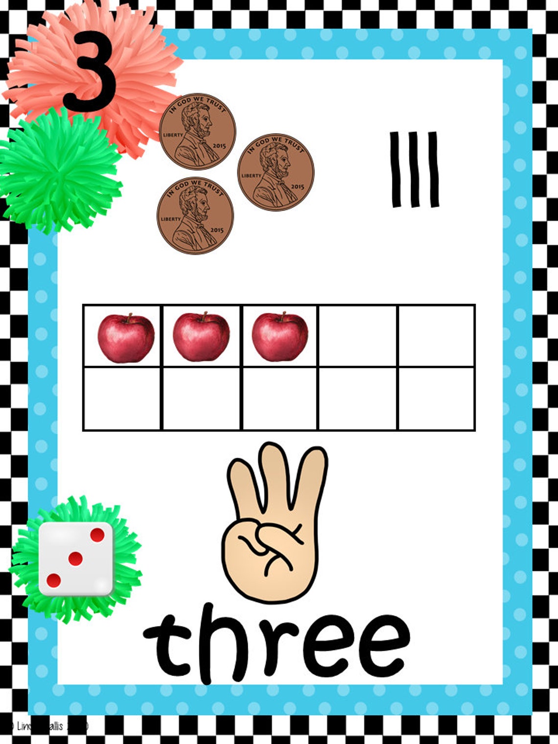 Pom Poms and Tassels Number Posters With Multiple Ways to Count - Etsy