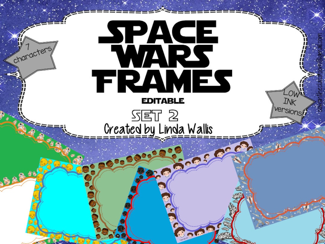 Star Wars Themed Borders/frames Landscape Set 2 - Etsy