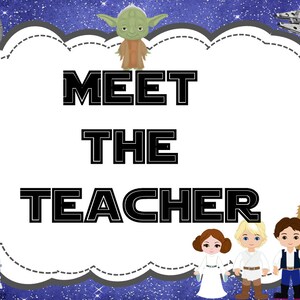 Star Wars-themed Meet the Teacher Posters Editable - Etsy