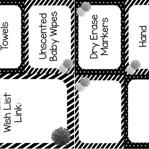 Pom Pom and Tassels Meet the Teacher Posters and Forms - Etsy