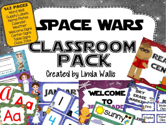 Star Wars Themed Classroom Decor Pack - Etsy