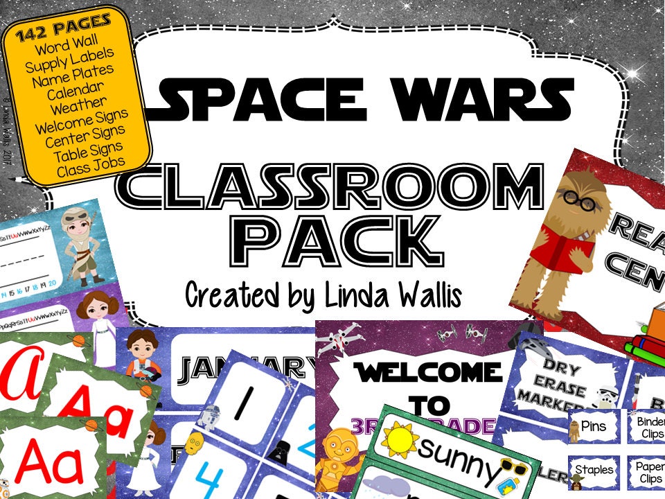 Star Wars Themed Classroom Decor Pack - Etsy