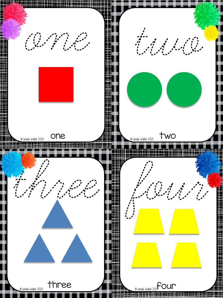 Pom Poms and Tassels Cursive Alphabet and Numbers Trace and Flip Book ...