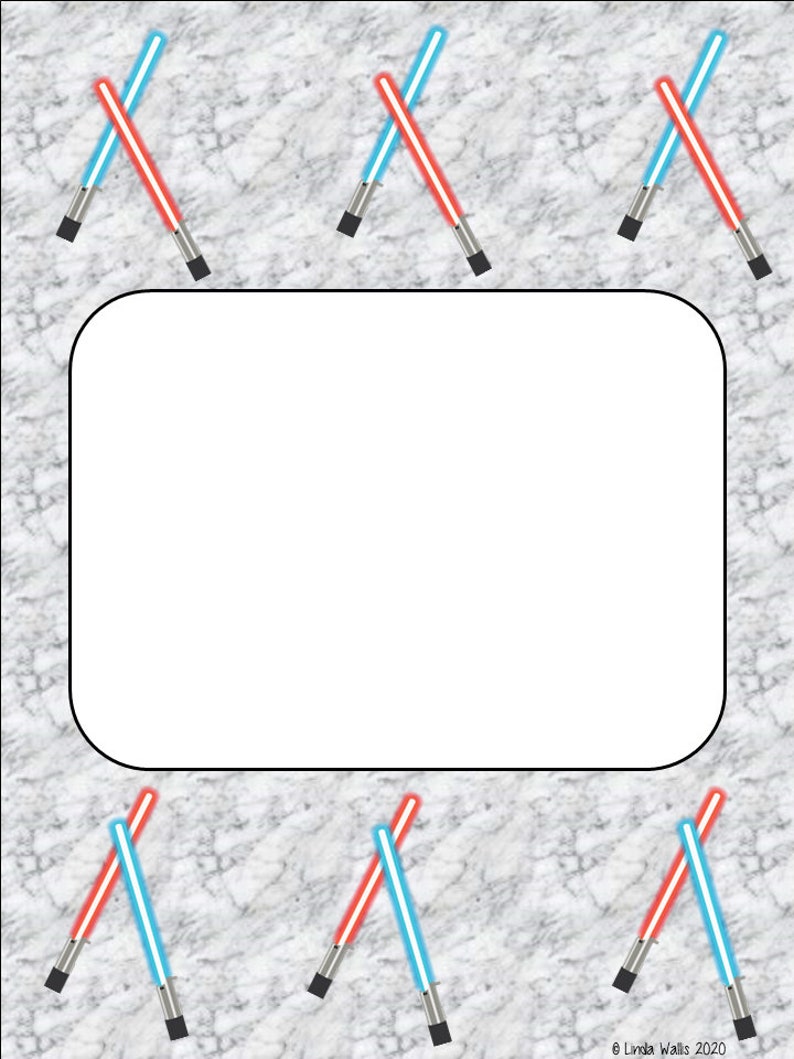 Star Wars Themed Binder Spines & Covers - Etsy