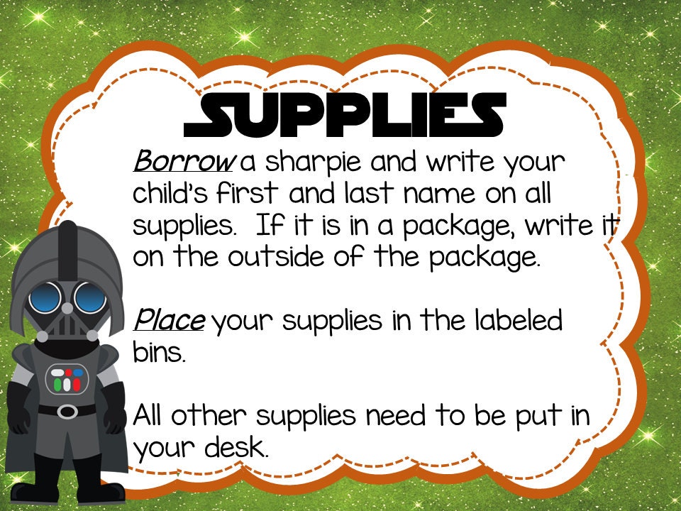 Star Wars-themed Meet the Teacher Posters Editable - Etsy