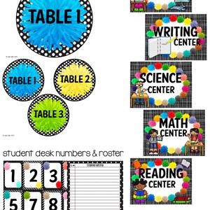 Pom Pom & Tassels Classroom Decor Pack - Etsy