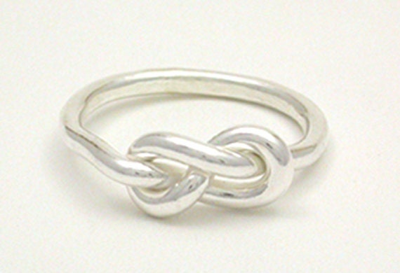 Figure 8 Knot Ring, Sterling Silver - Etsy