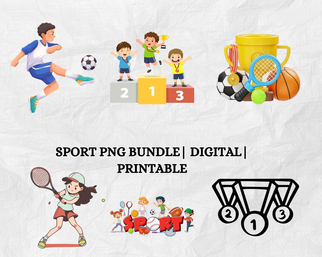 Team Spirit Sticker Set, Sport Stickers for Teens, Customizable Vinyl ...