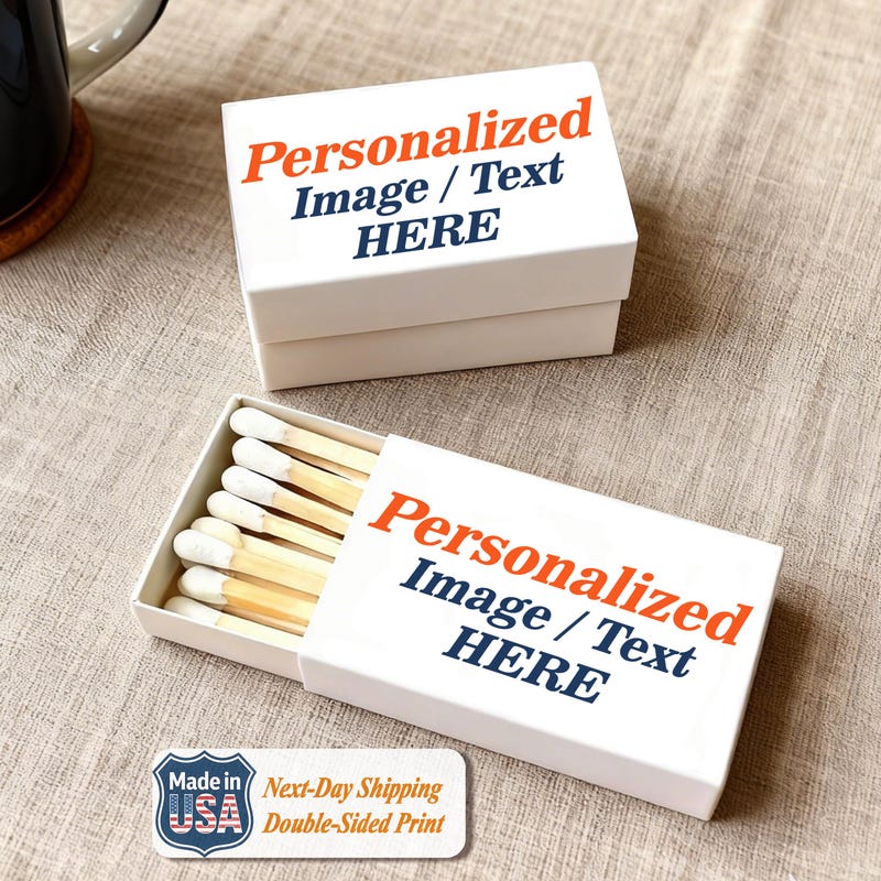 Photo Matchbox Wooden - Etsy