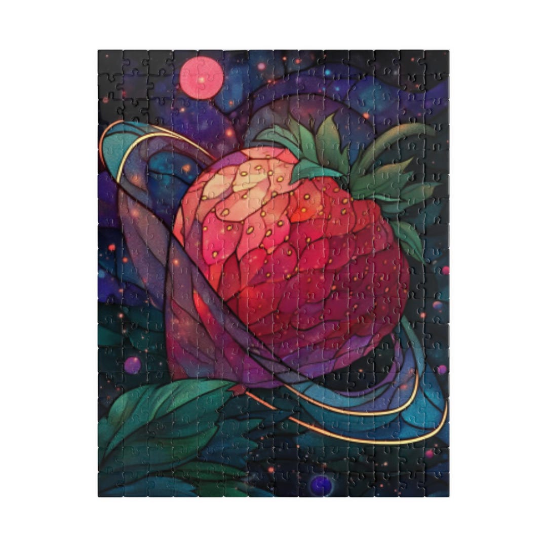 Jigsaw Puzzle | Cosmic Strawberry – Star Fruit (200/500 Pieces) - Etsy