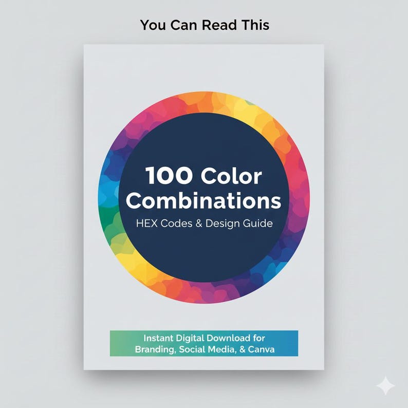 100 Color Combinations Ebook | HEX Codes & Design Guide | for Branding ...