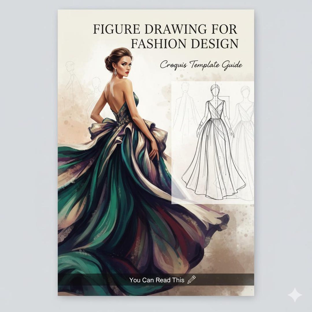 Figure Drawing for FASHION DESIGN Ebook | Croquis Template Guide PDF ...