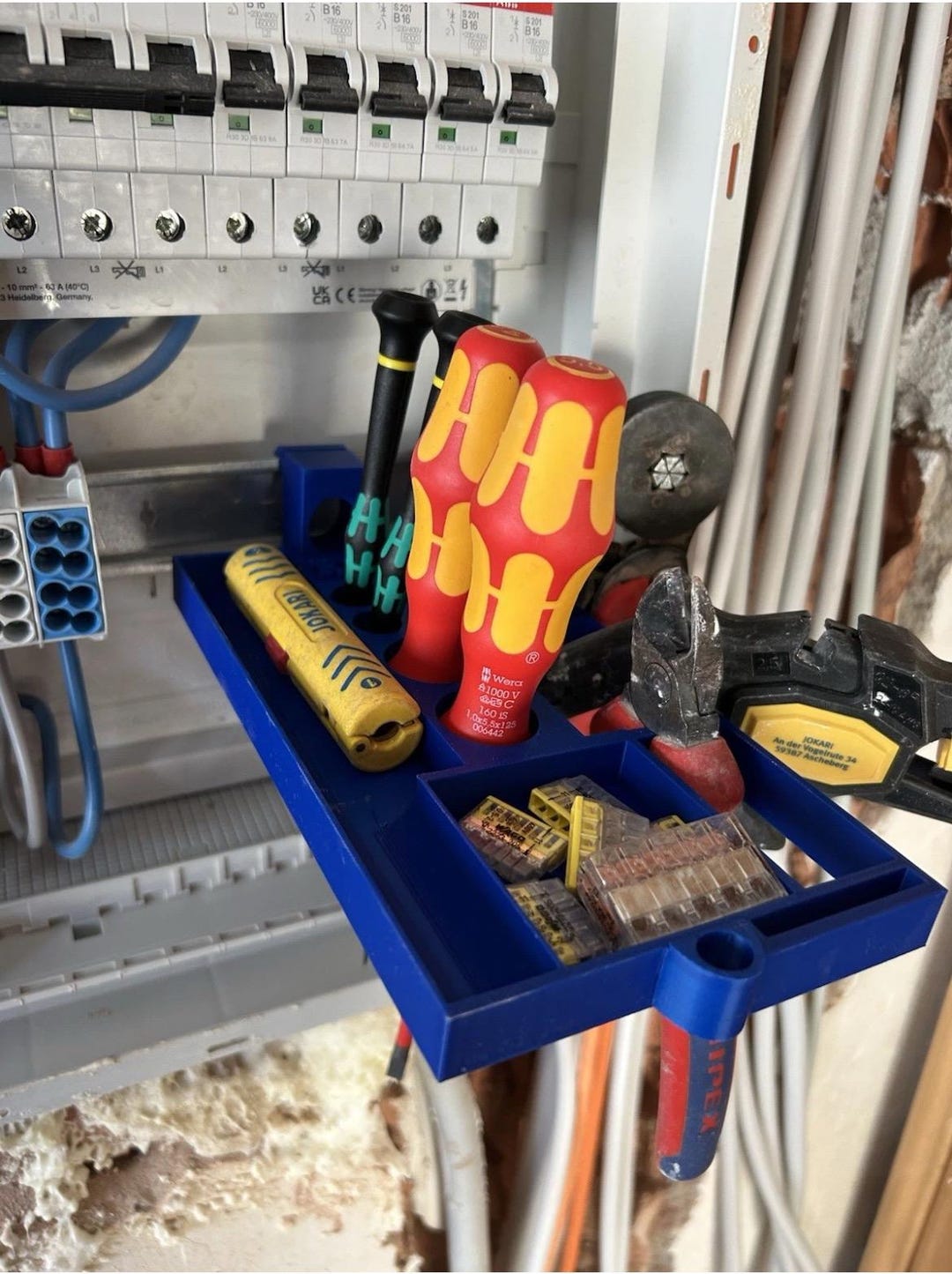 Tool Holder for Electrical Box (labeling Possible) - Etsy