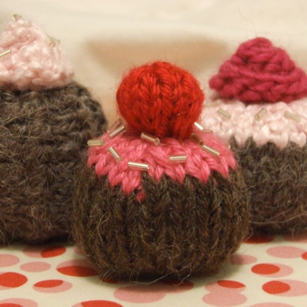 Knit Cupcake Pattern - Etsy