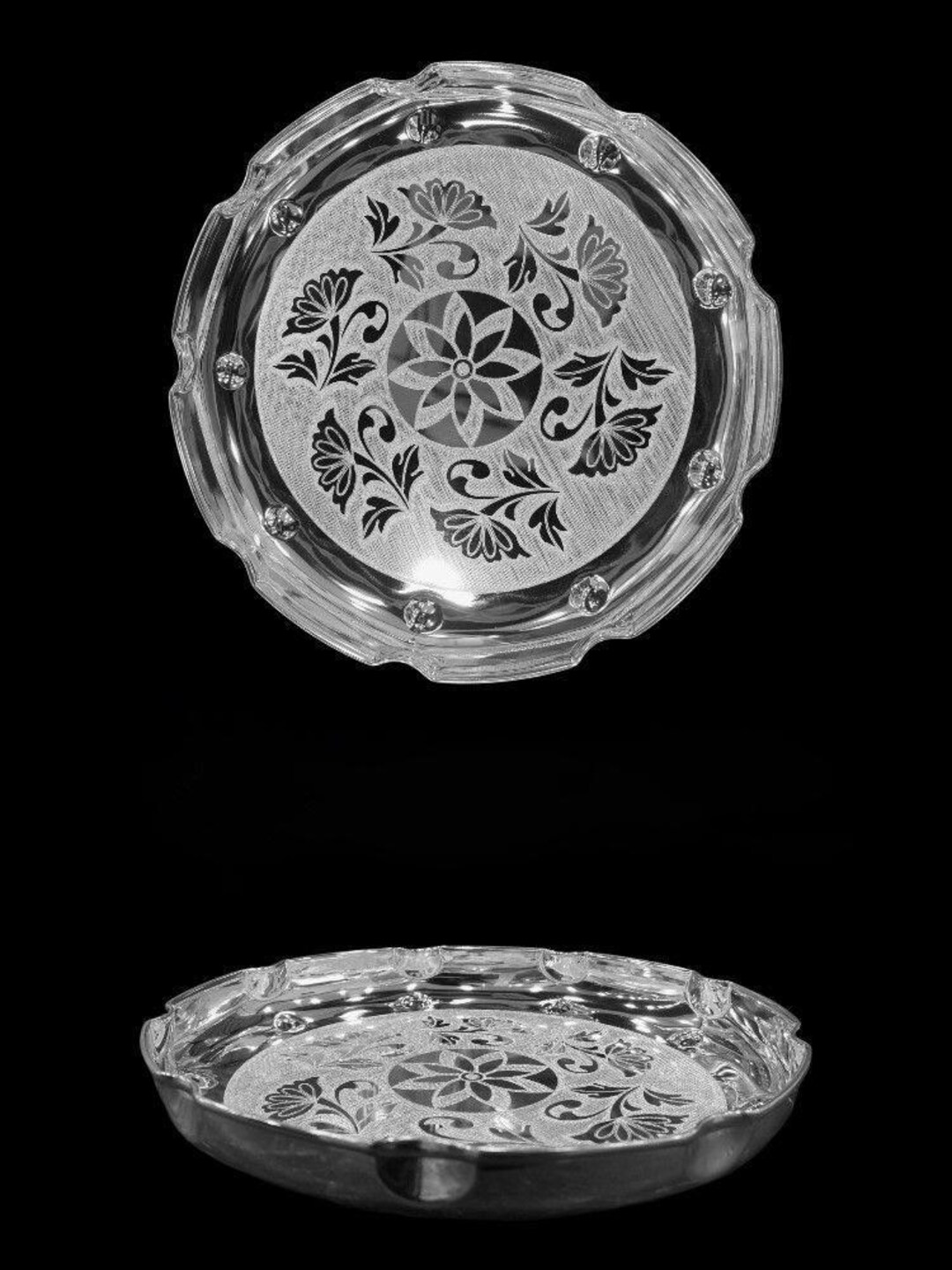 300 Grams Pure Silver Plates/dining Plates/house Warming Decor - Etsy